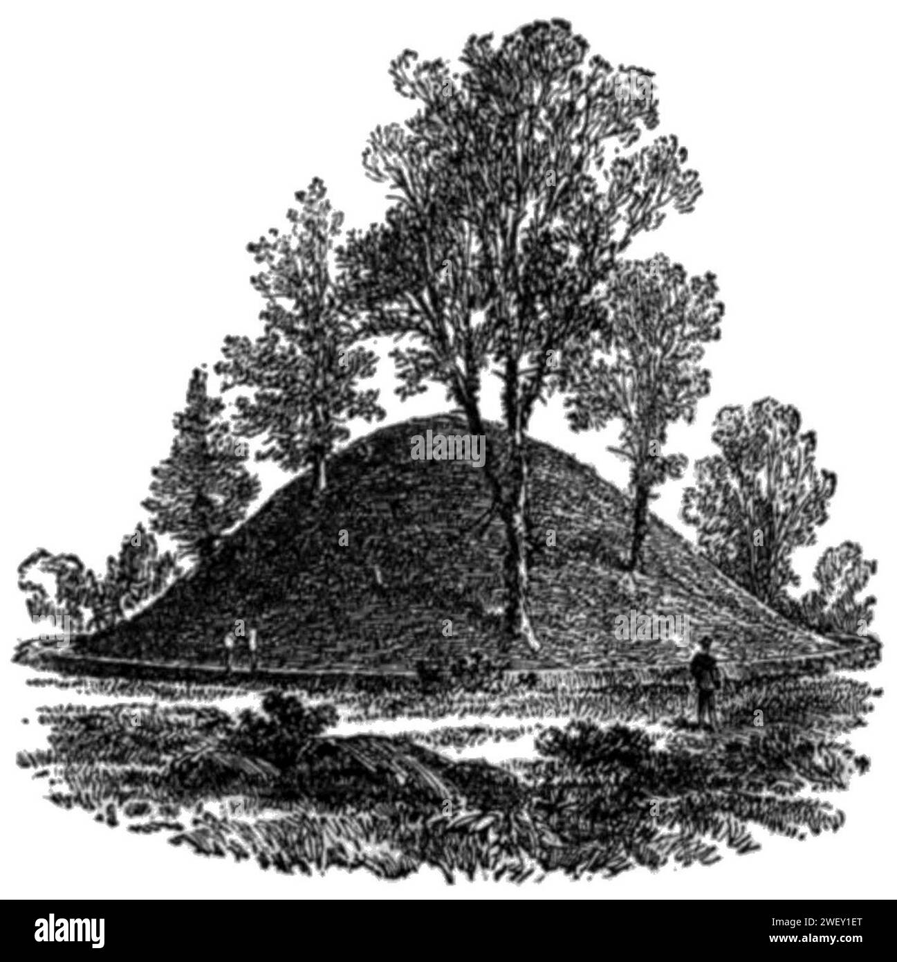 Conical mound Cut Out Stock Images & Pictures - Alamy