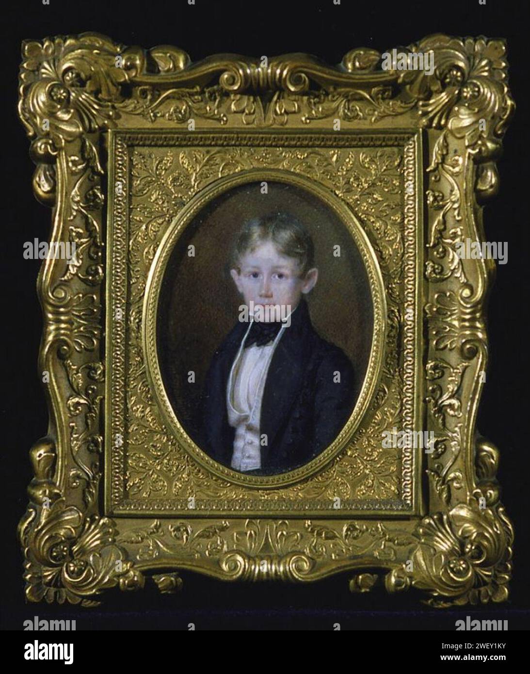 Amelie Daubigny - James B. Cushing as a Young Boy 1836 Stock Photo - Alamy