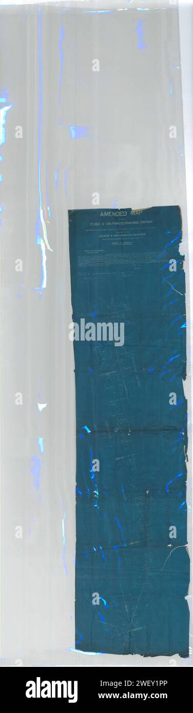 Amended Map of St. Louis & San Francisco Railroad Company from Station ...