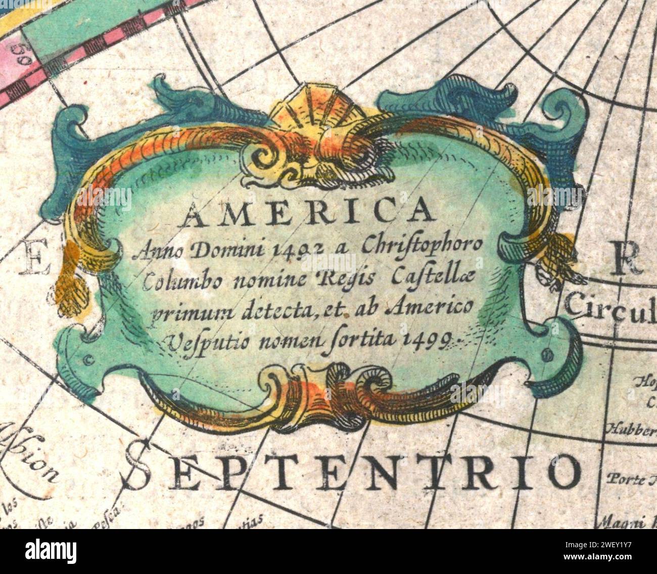America. Henricus Hondius II, Nova totius terrarum orbis geographica ac ...