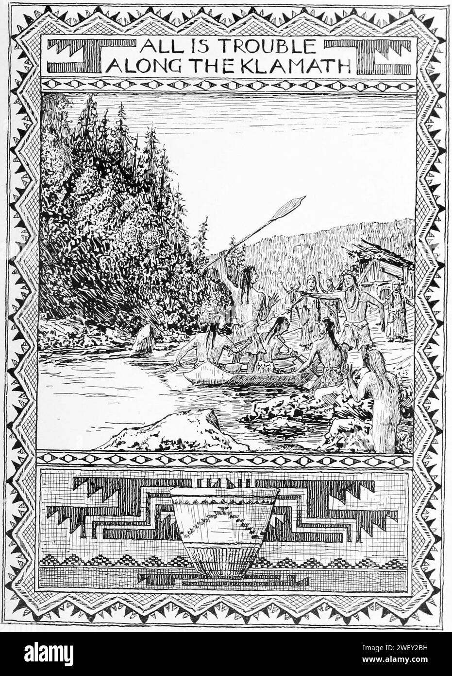 American Indian Life 0343 Stock Photo - Alamy