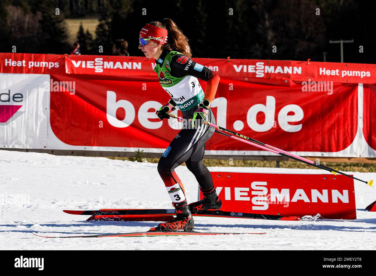 Schonach, Deutschland. 27th Jan, 2024. Nathalie Armbruster beim ...