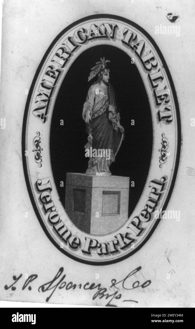 American Tablet, Jerome Park Pearl Stock Photo - Alamy