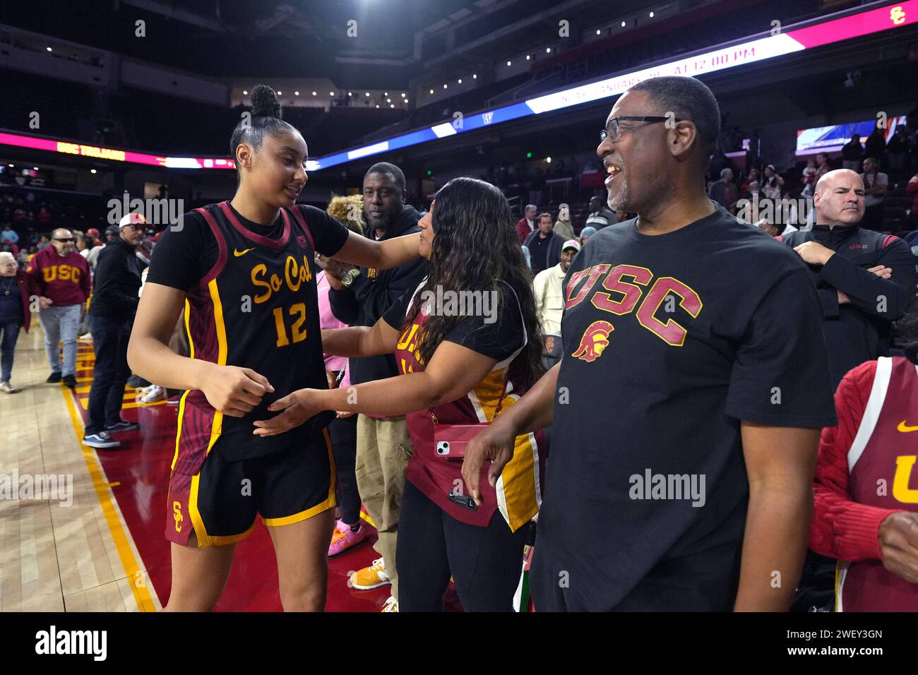 Los Angeles, United States. 26th Jan, 2024. Southern California Trojans ...