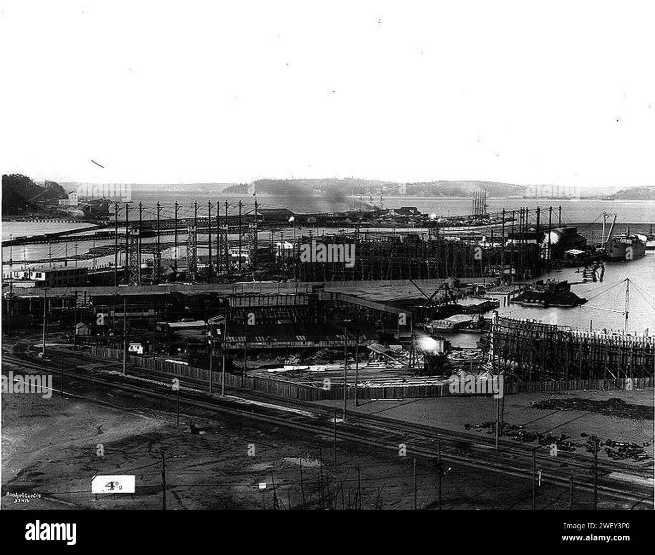 Ames Shipbuilding and Drydock Co , Seattle Stock Photo - Alamy