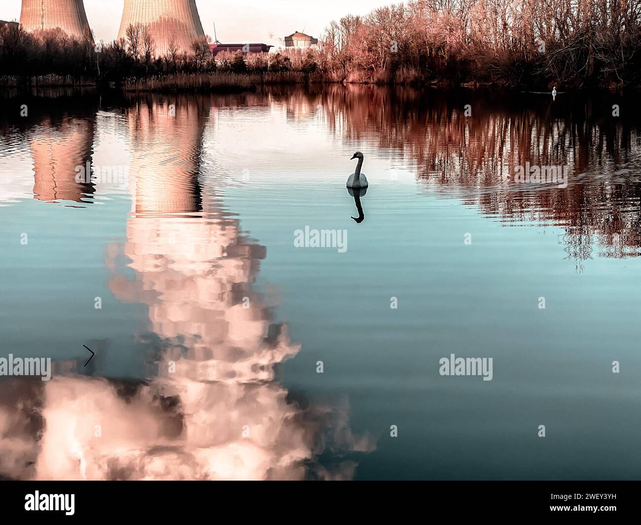 French electricity production and the environment Seascape with ...