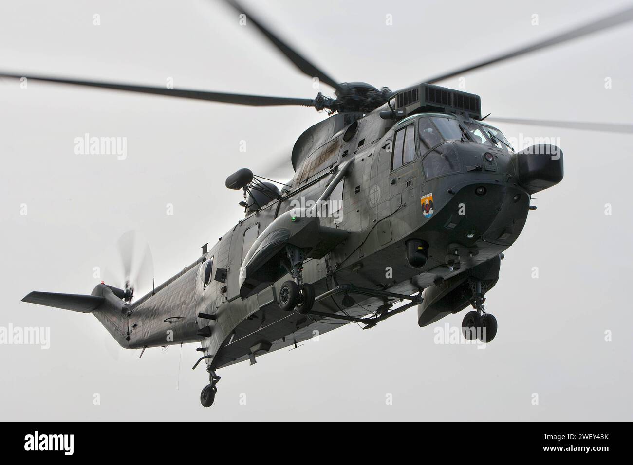 Ein Helikopter Westland Mk41 Sea King der deutschen Marine. Ein ...