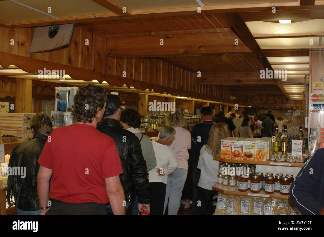 Amish Country Byway - Inside Heini's Cheese Chalet Stock Photo - Alamy