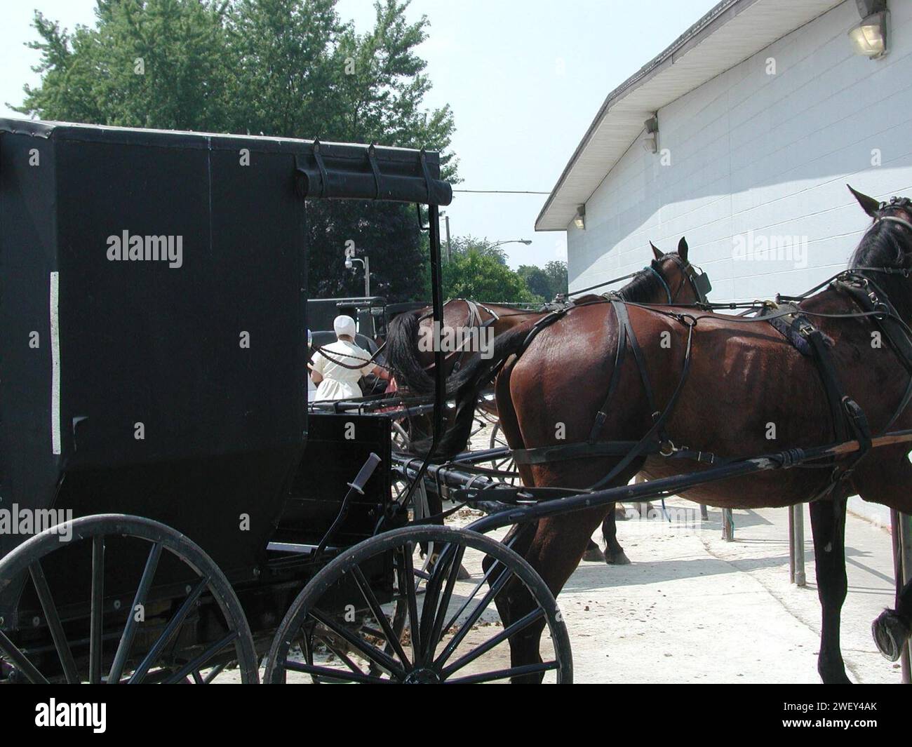 Amish Country Byway - Horse and Buggy along Amish Country Byway Stock ...