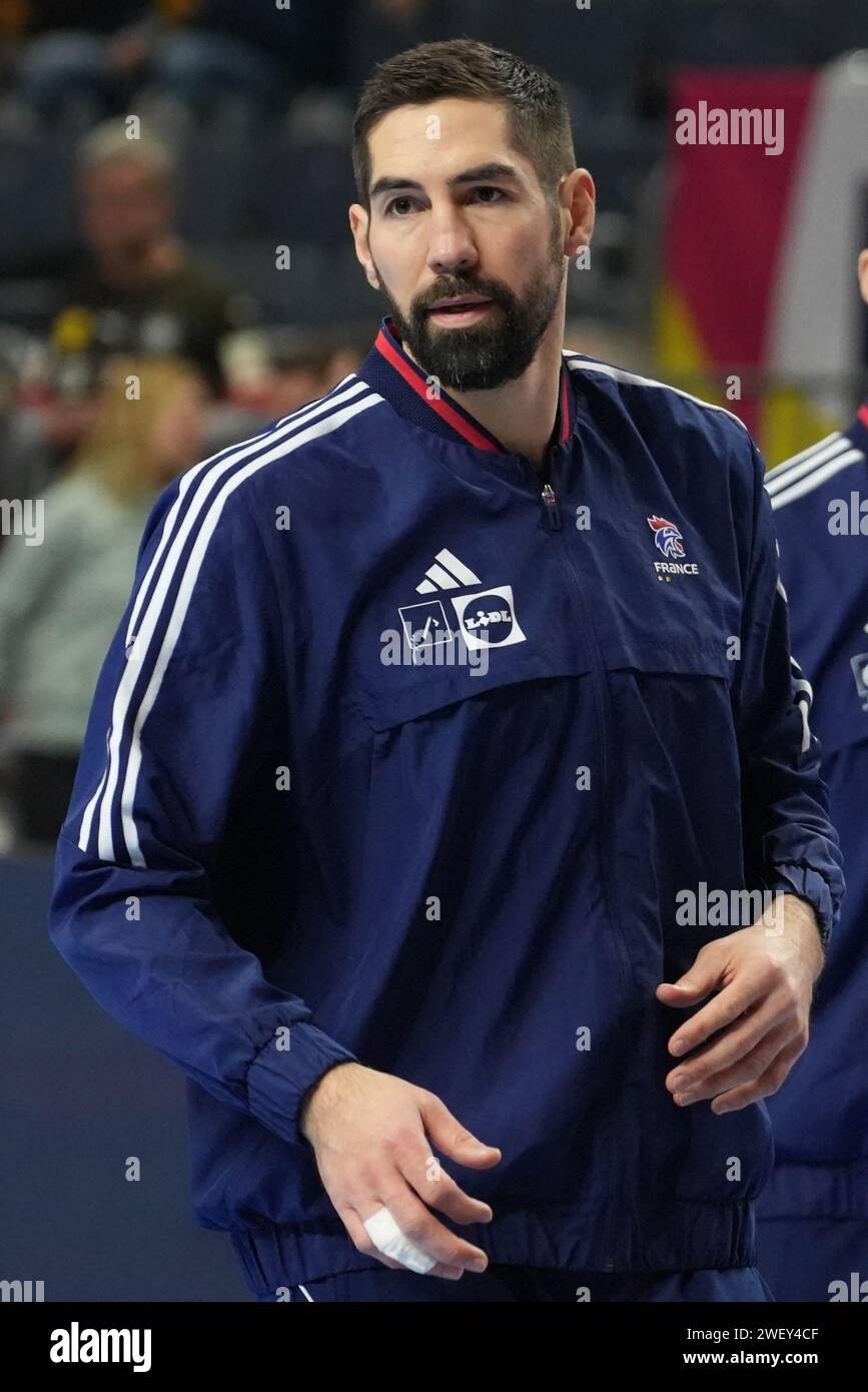 Nikola Karabatic of France during the Men's EHF Euro 2024, Semi Finals ...