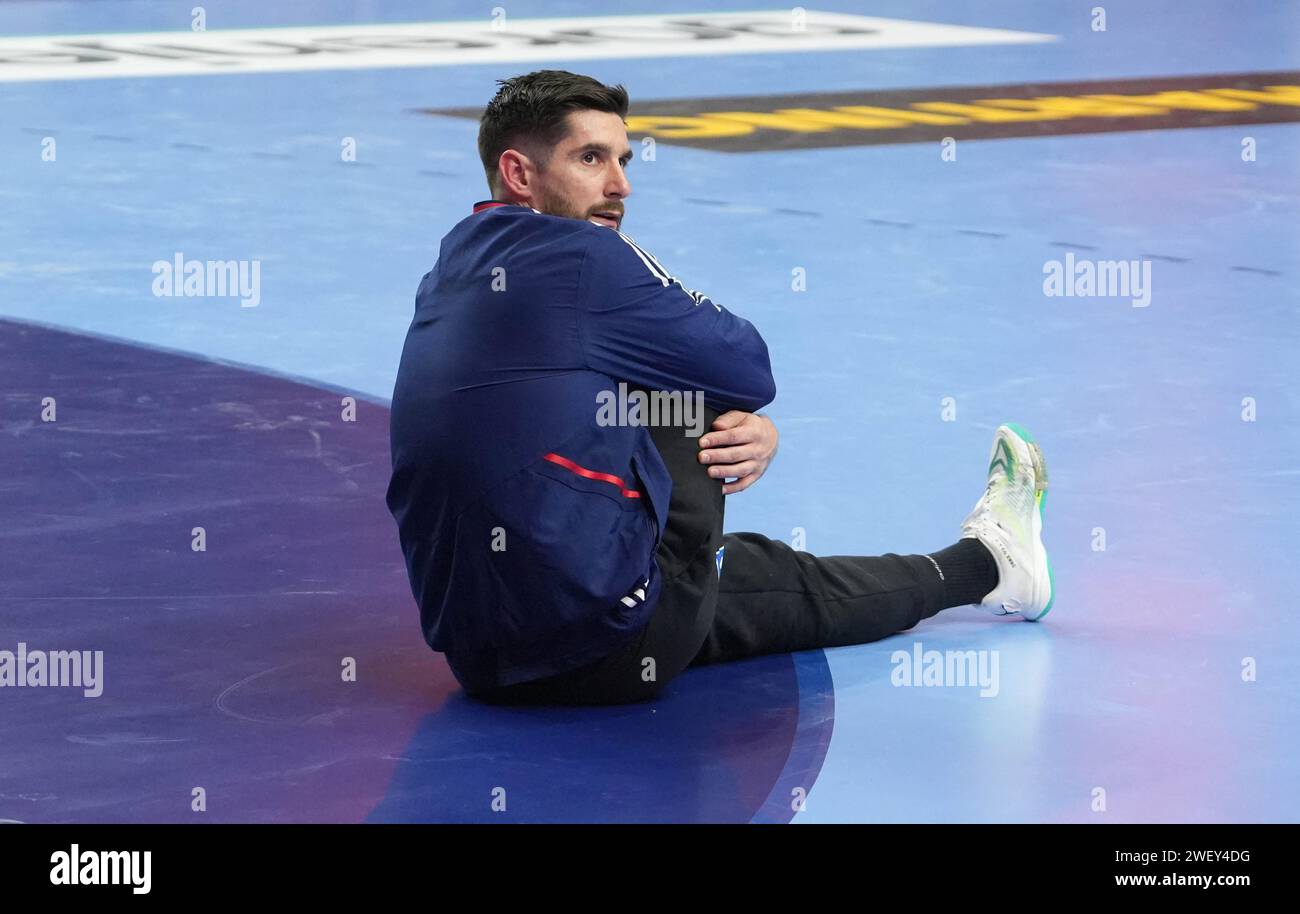 Remi Desbonnet of France during the Men's EHF Euro 2024, Semi Finals ...