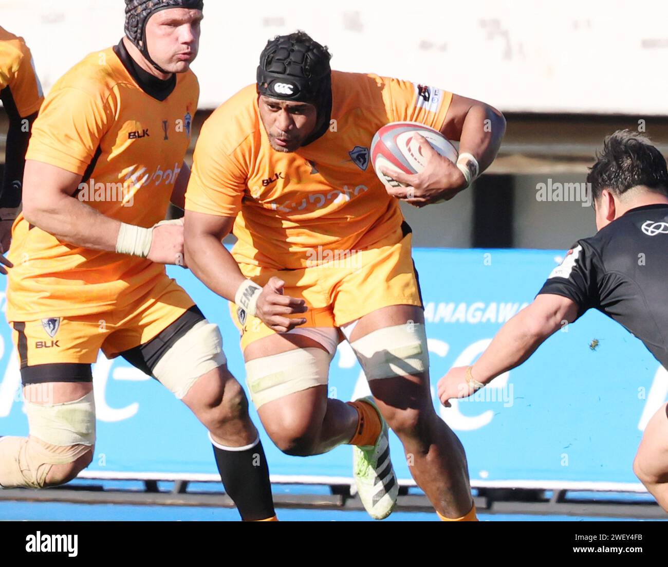 Tokyo, Japan. 27th Jan, 2024. Kubota Spears Funabashi Tokyo Bay flanker ...