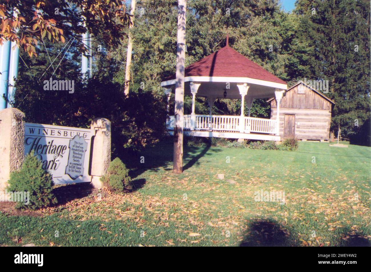 Amish Country Byway - Winesburg Heritage Park Stock Photo - Alamy
