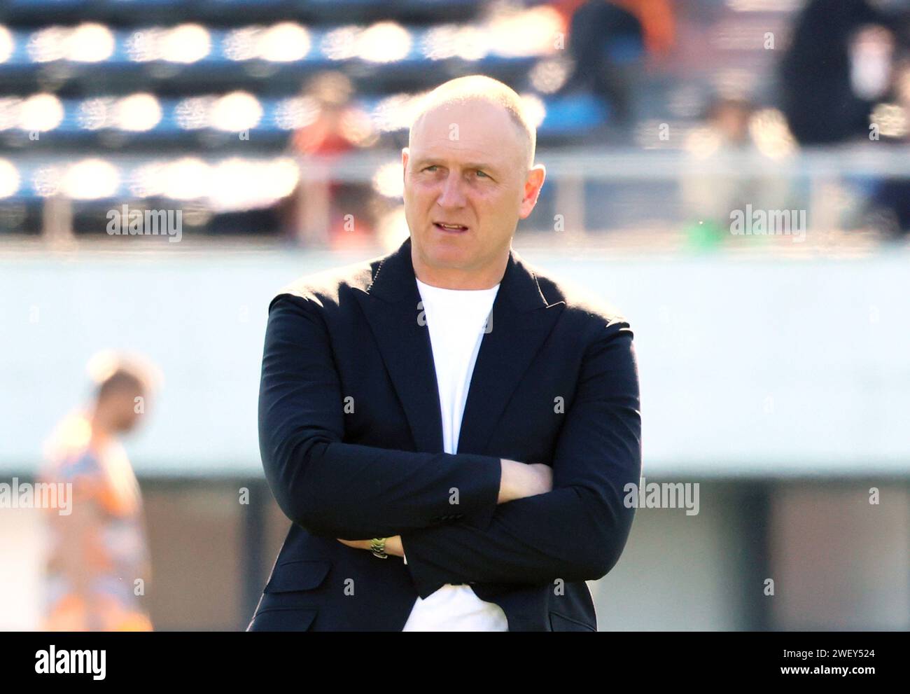 January 27, 2024, Tokyo, Japan - Ricoh Black Rams Tokyo head coach ...