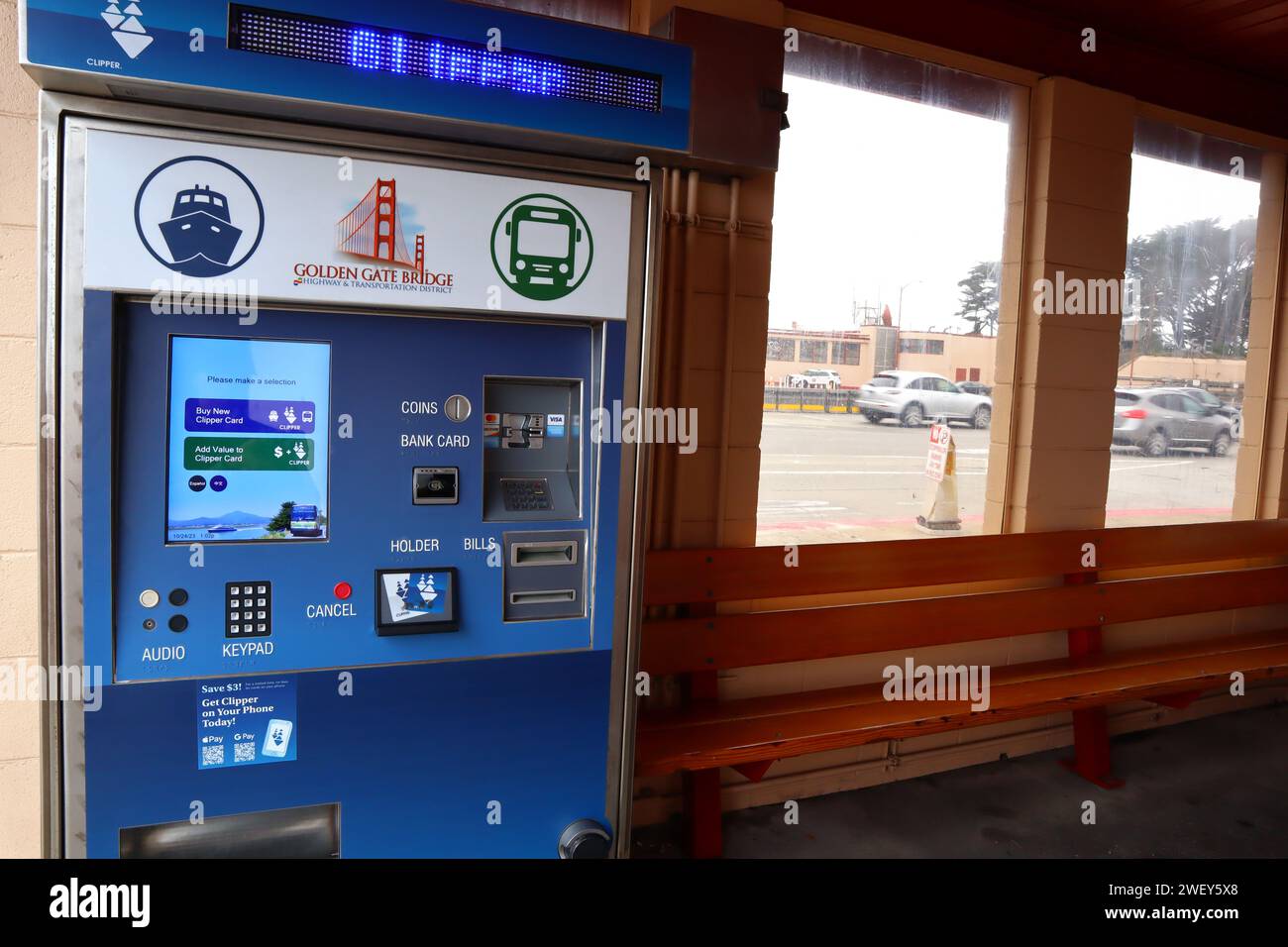 San Francisco, California: Golden Gate Bridge Highway and ...