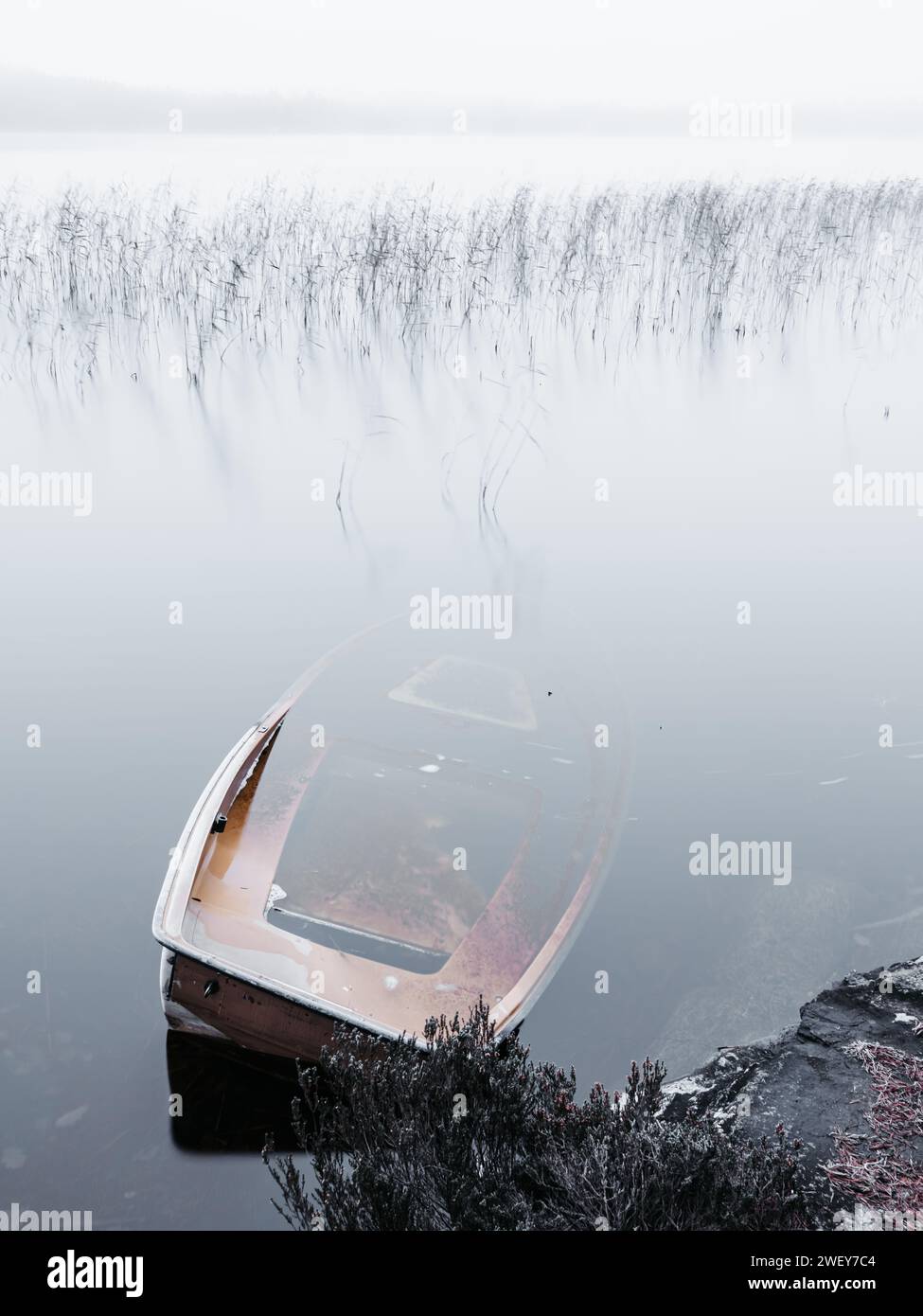 Submerged boat hi-res stock photography and images - Alamy