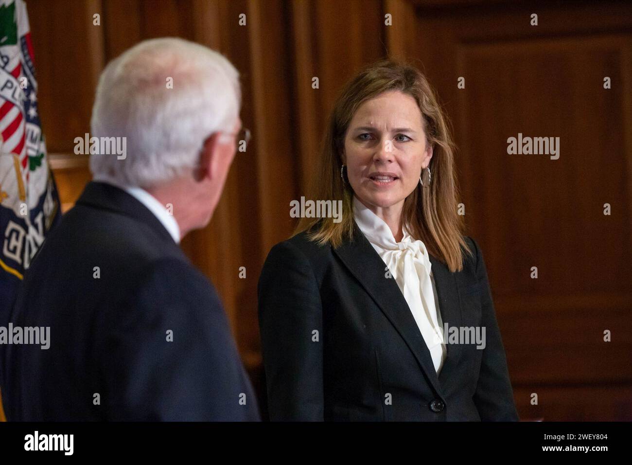 Amy Coney Barrett Meets with U.S. Senator Roger Wicker Stock Photo - Alamy
