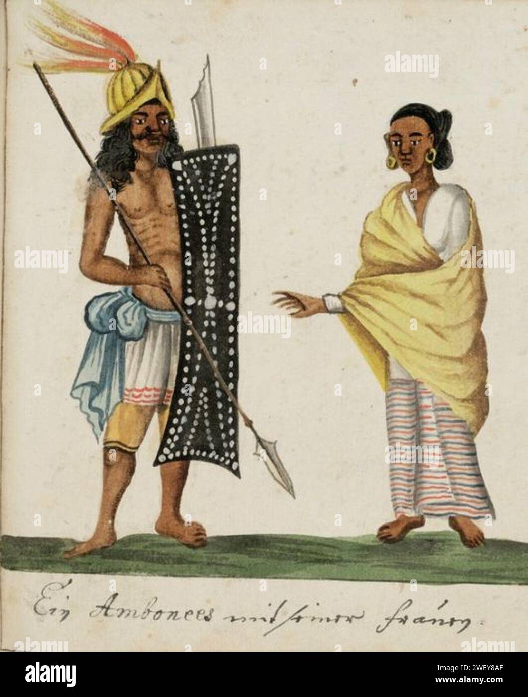 An Ambonese couple RBSeite85 Stock Photo - Alamy