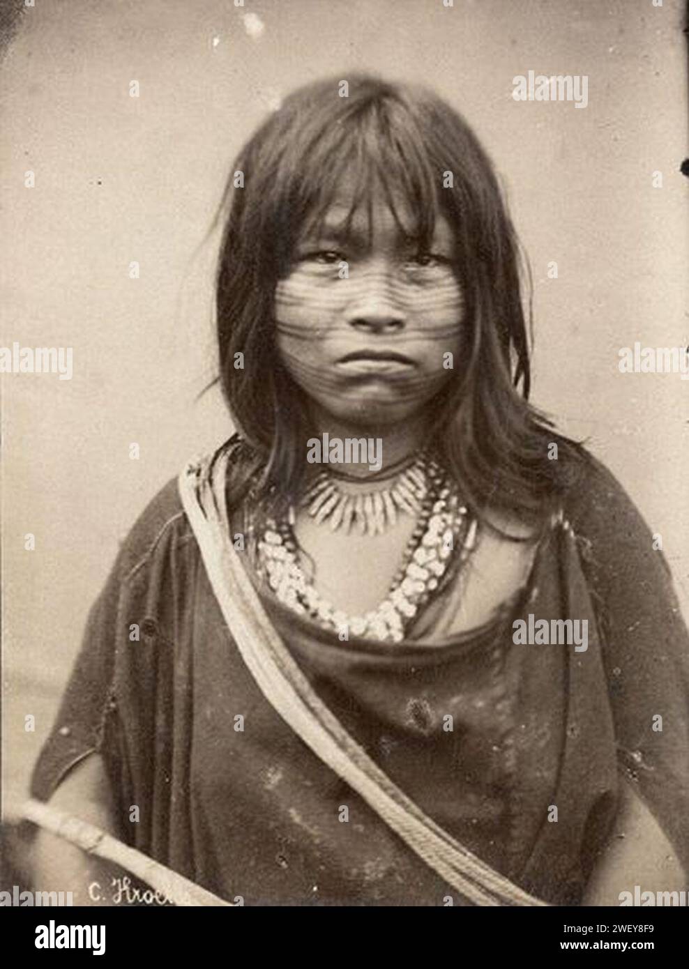 An Asháninka female photographed in 1888 Stock Photo - Alamy