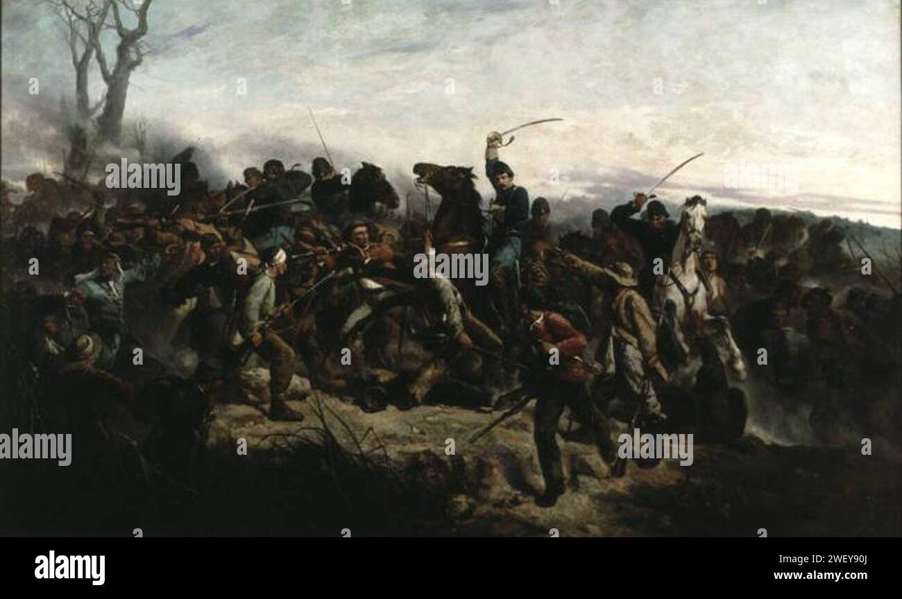 An Episode of the War-the Cavalry Charge of Lt. Henry B. Hidden 1875 2 ...