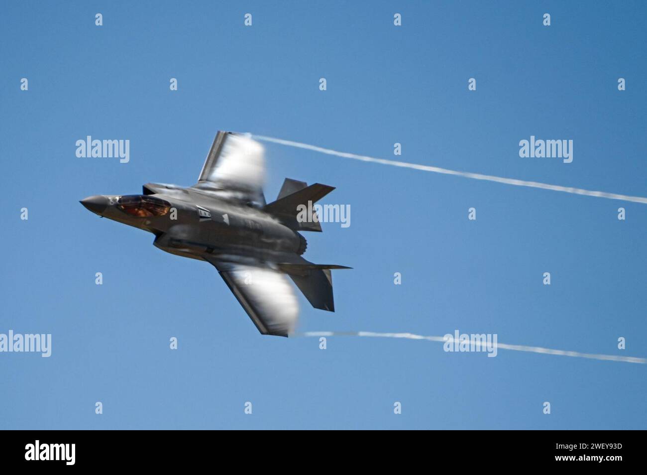 An F-35A Lightning II from the F-35A Demonstration Team performs at the ...