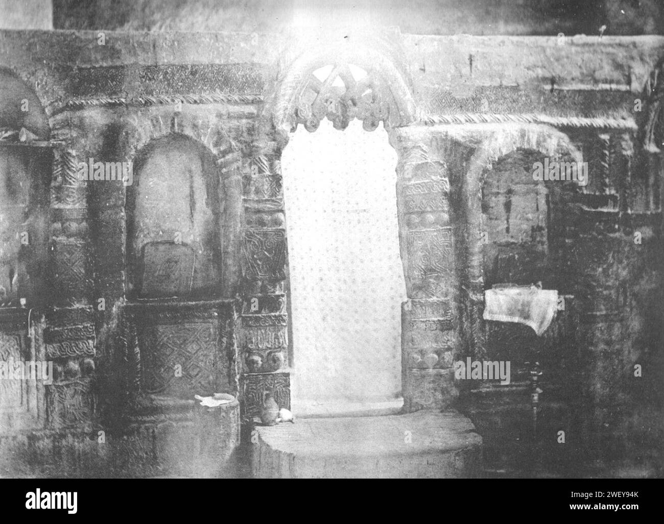 An iconostasis at the Tiri Monastery. A photo from the book by Countess ...