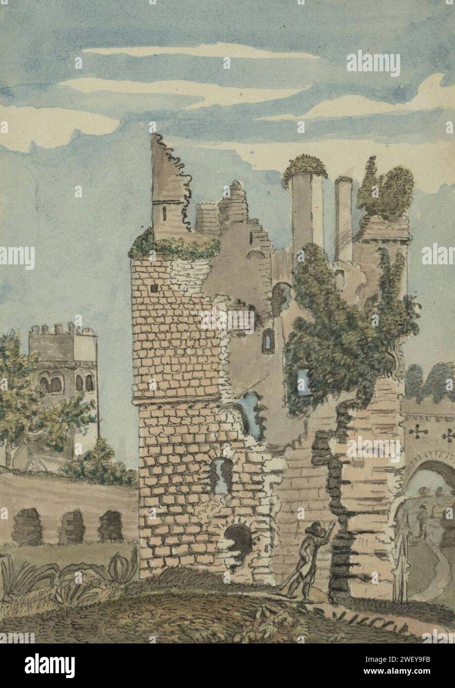 An inner part coity castle hi-res stock photography and images - Alamy