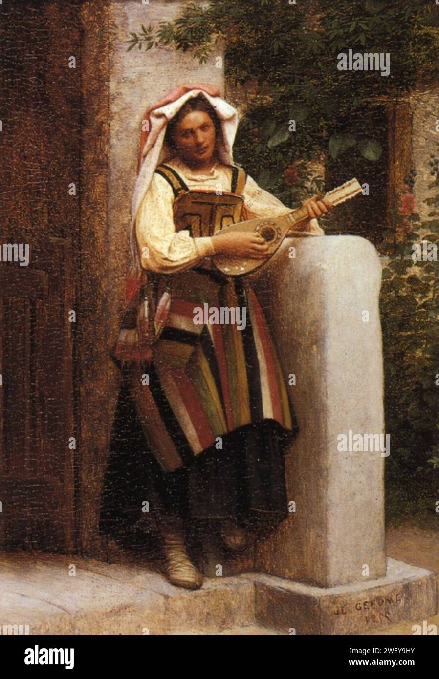 Girl with a mandolin hi-res stock photography and images - Alamy