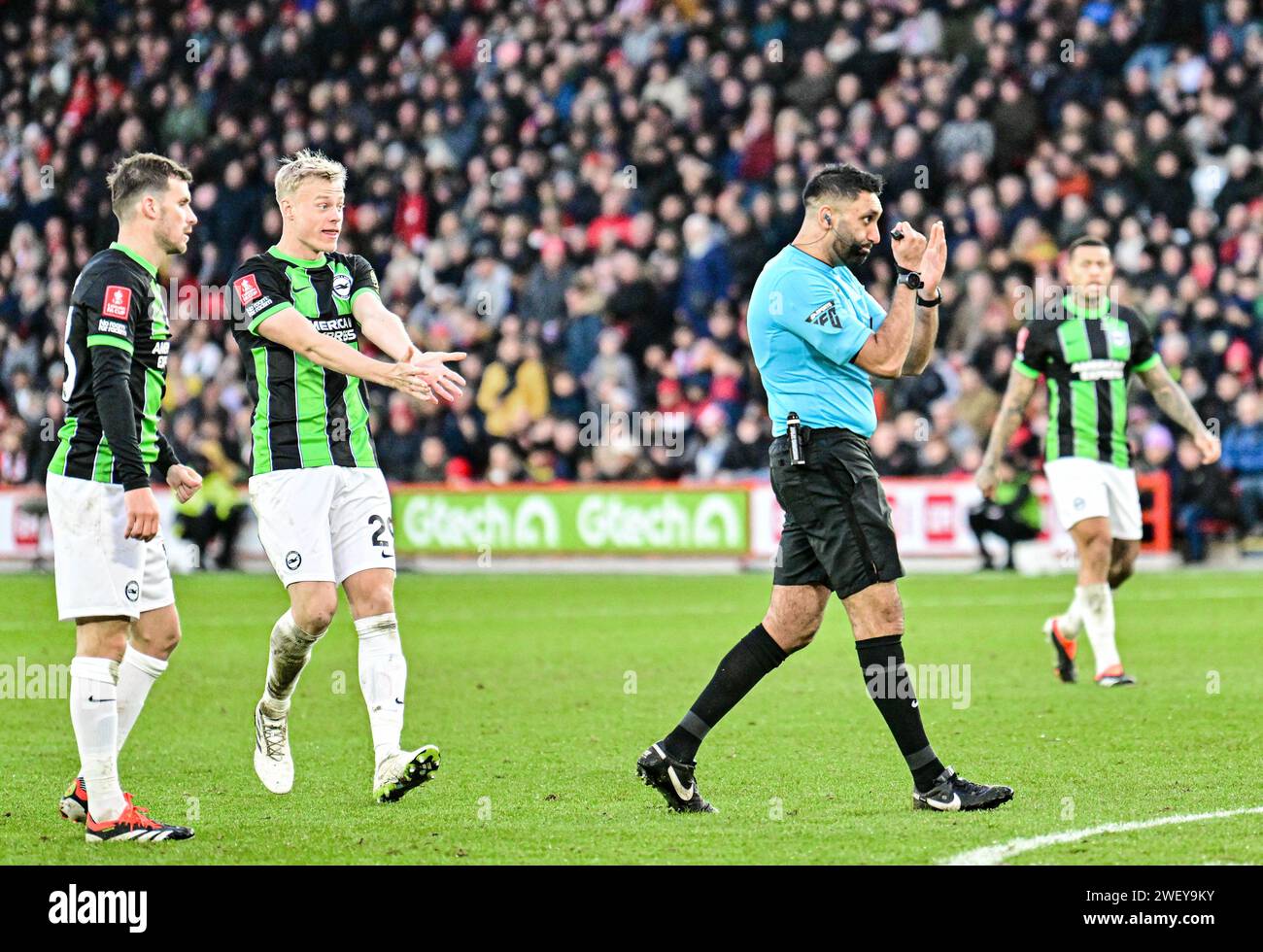 Bramall Lane, Sheffield, UK. 27th Jan, 2024. FA Cup Fourth Round ...