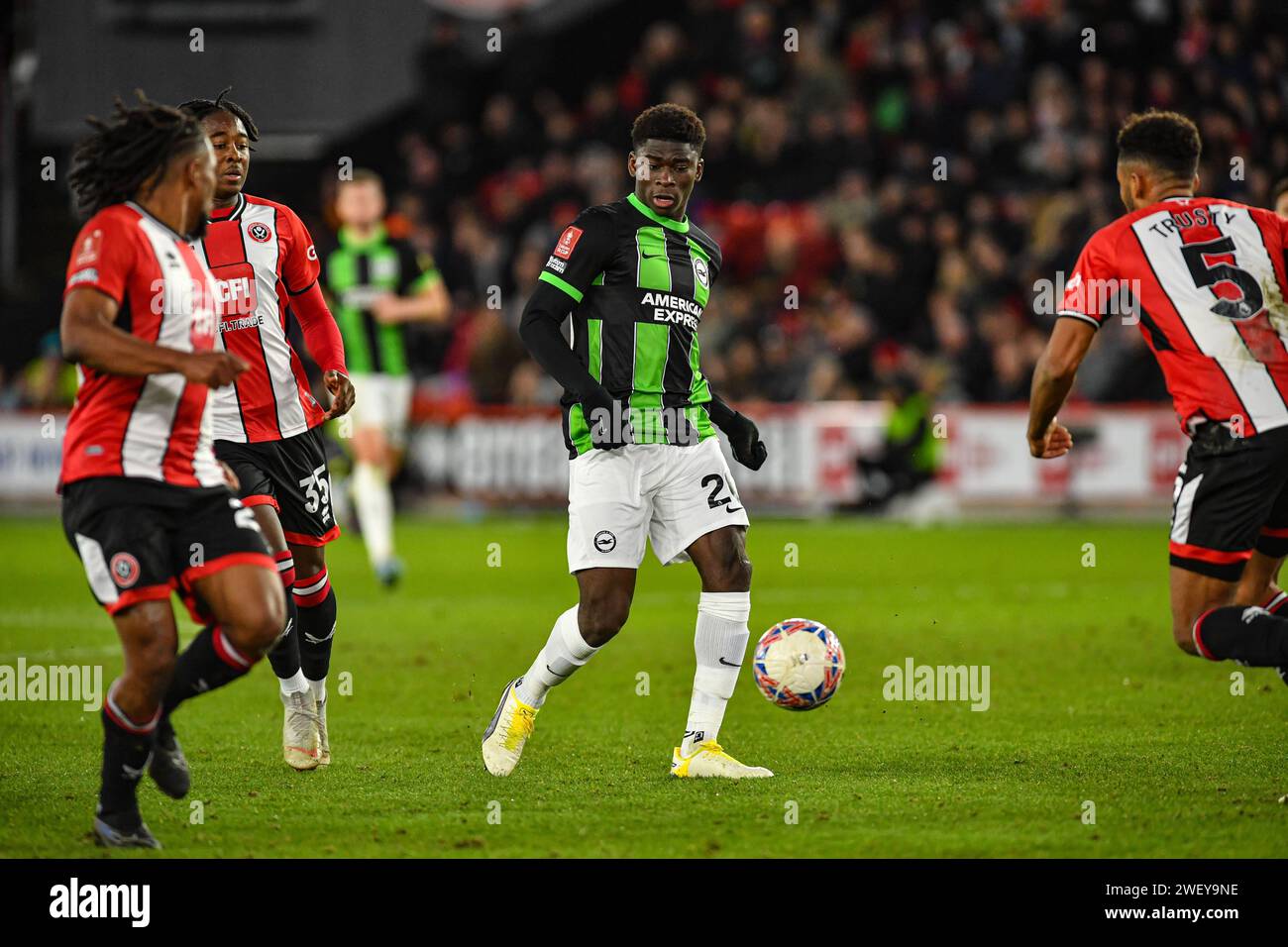 Bramall Lane, Sheffield, UK. 27th Jan, 2024. FA Cup Fourth Round ...