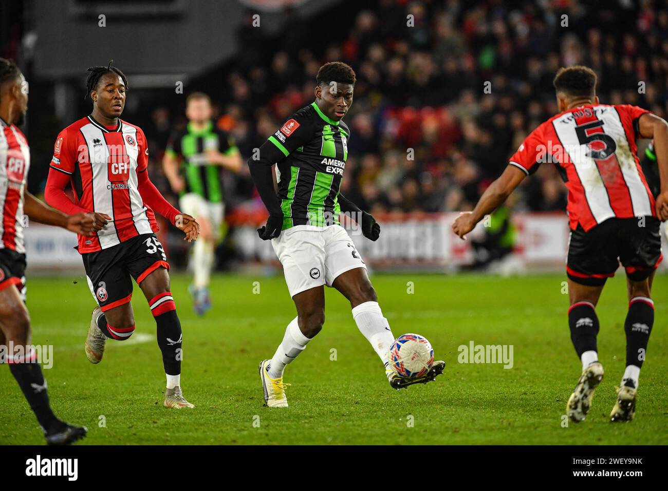 Bramall Lane, Sheffield, UK. 27th Jan, 2024. FA Cup Fourth Round ...