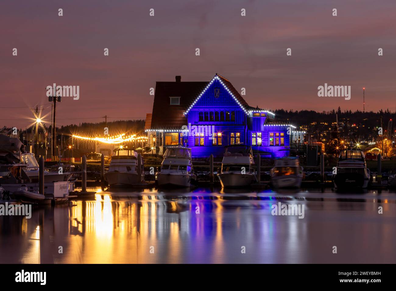 Everett WA USA Jan 15 2024 - The Muse Wiskey and Coffee House at the ...