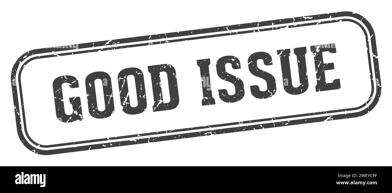 good issue stamp. good issue rectangular stamp isolated on white ...