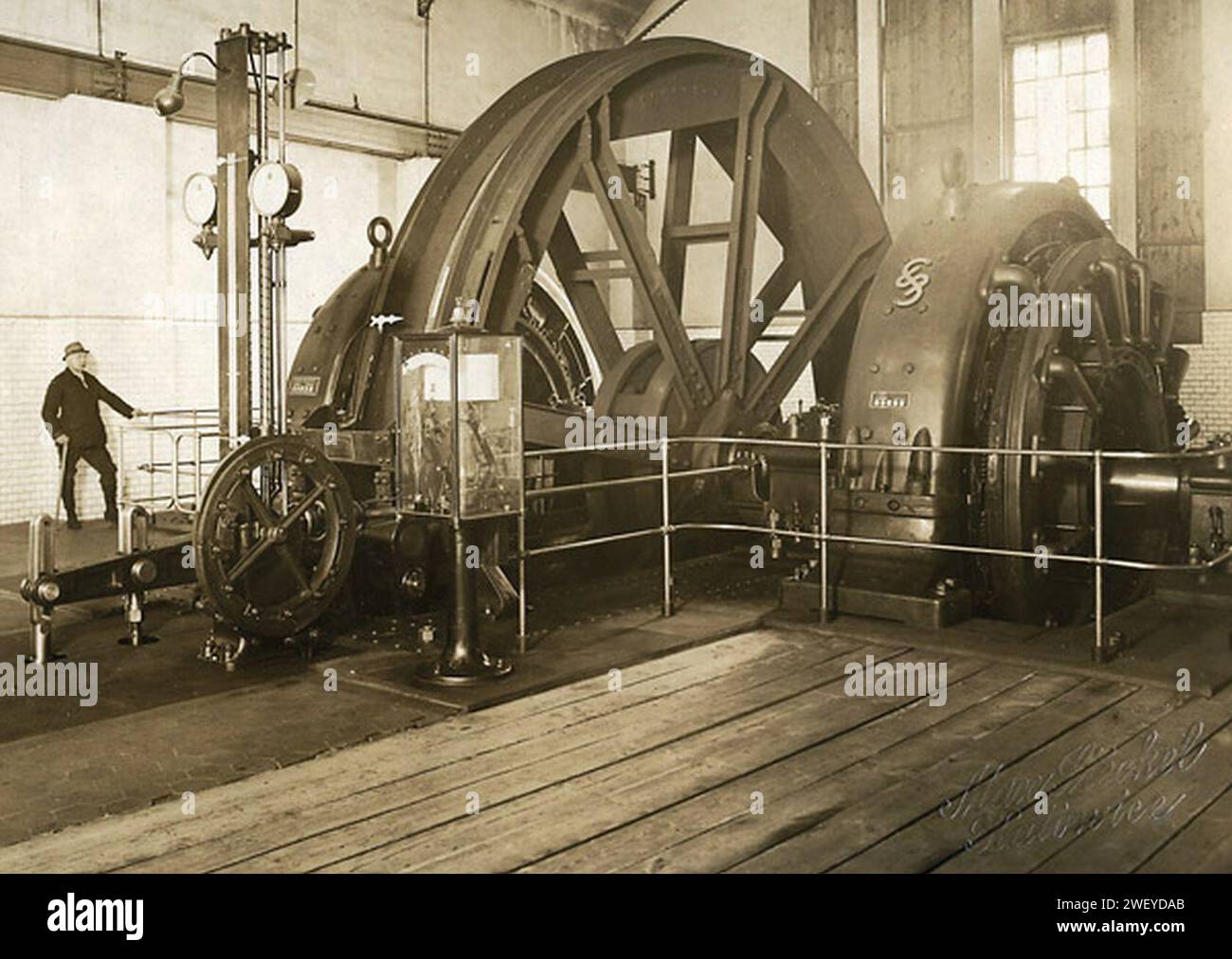 Andaluzja Siemens winding engine Stock Photo - Alamy