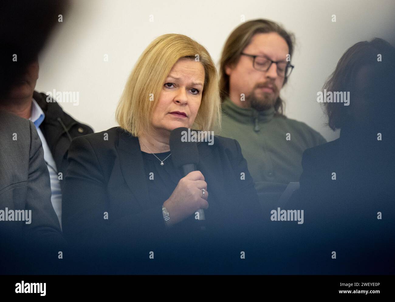 27 January 2024, Brandenburg, Fürstenberg/Havel: Federal Minister of ...