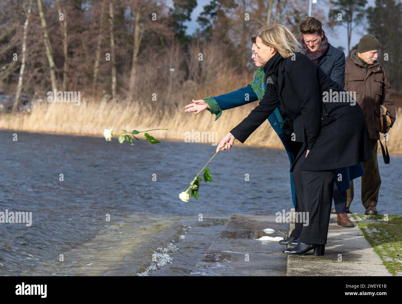 27 January 2024, Brandenburg, Fürstenberg/Havel: Federal Minister of ...