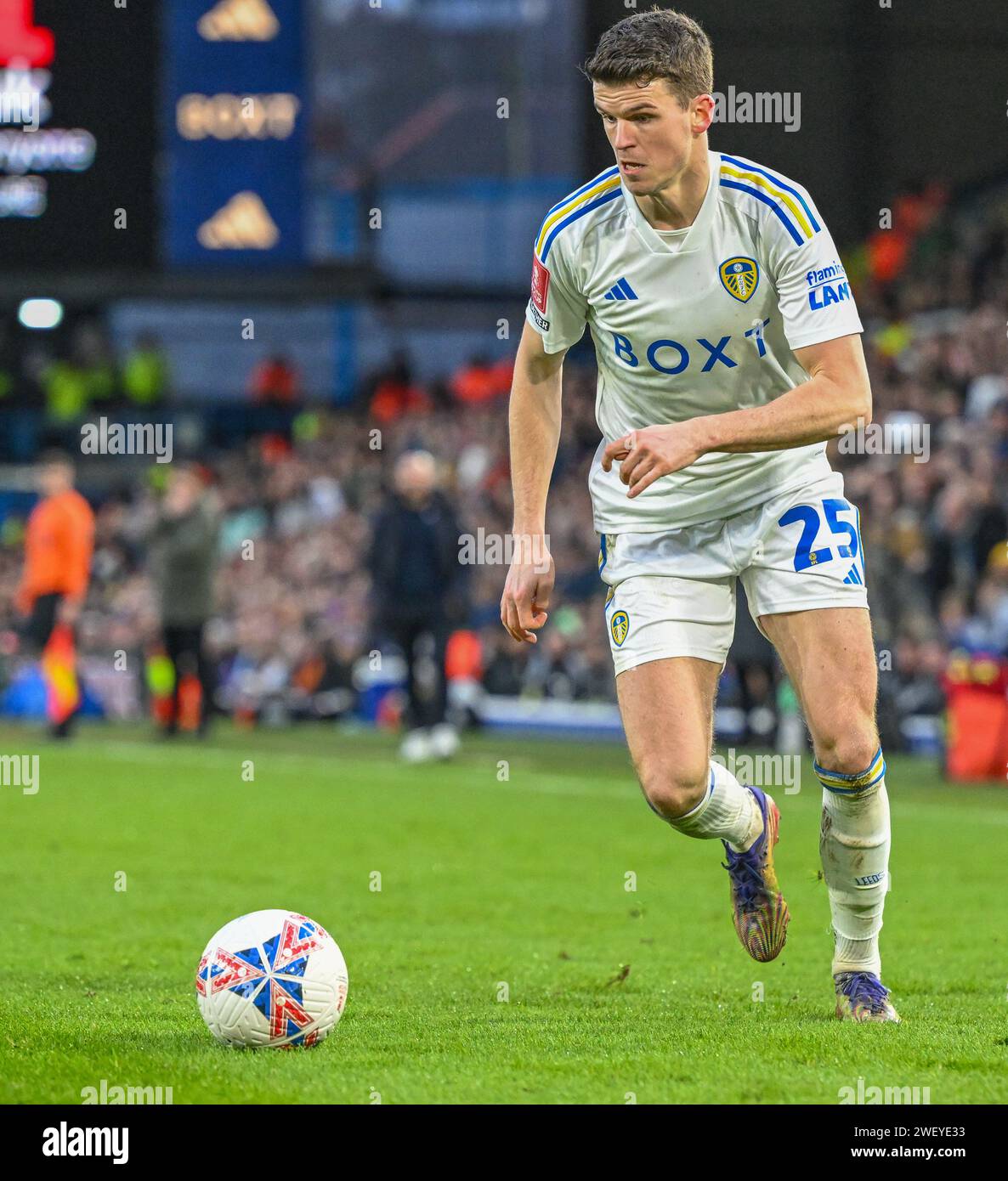 Elland Road, Leeds, Yorkshire, UK. 27th Jan, 2024. FA Cup Fourth Round ...
