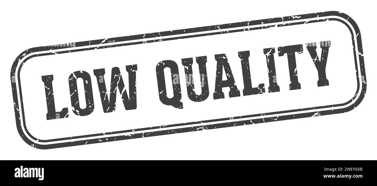 low quality stamp. low quality rectangular stamp isolated on white ...