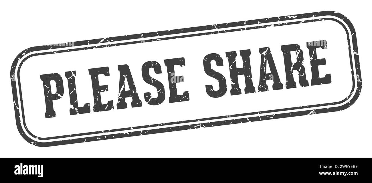 please share stamp. please share rectangular stamp isolated on white ...