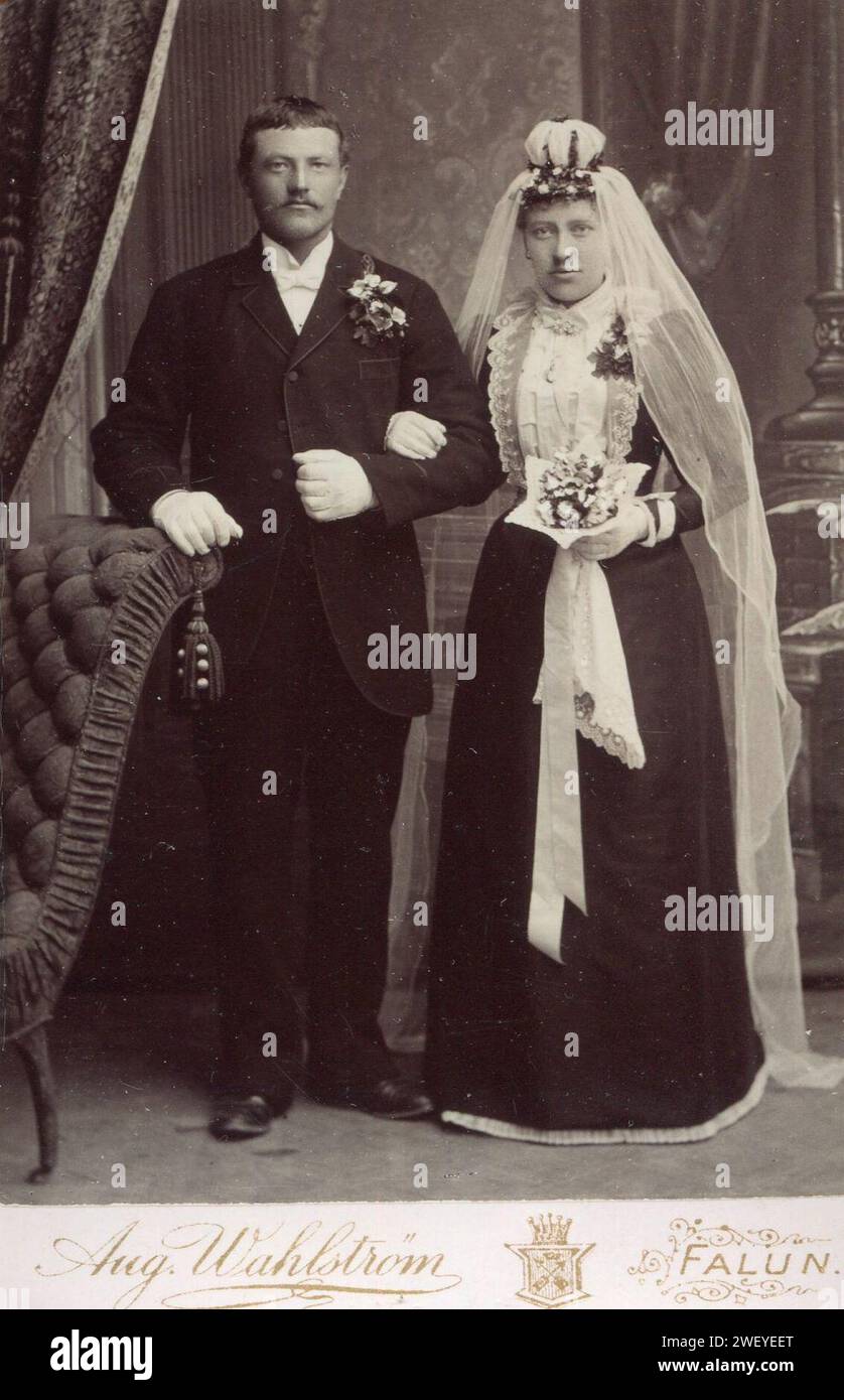 Anders & Anna Lisa Forslund 1896 Stock Photo - Alamy