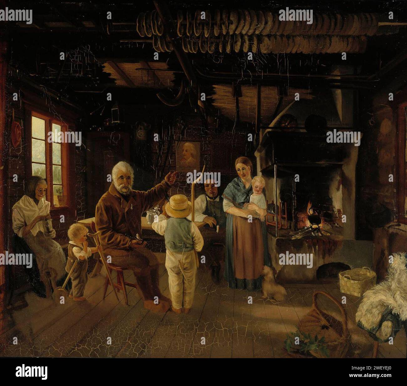 Anders Ekman - Peasant Cottage in Nauvo (War Veteran’s Tale Stock Photo ...