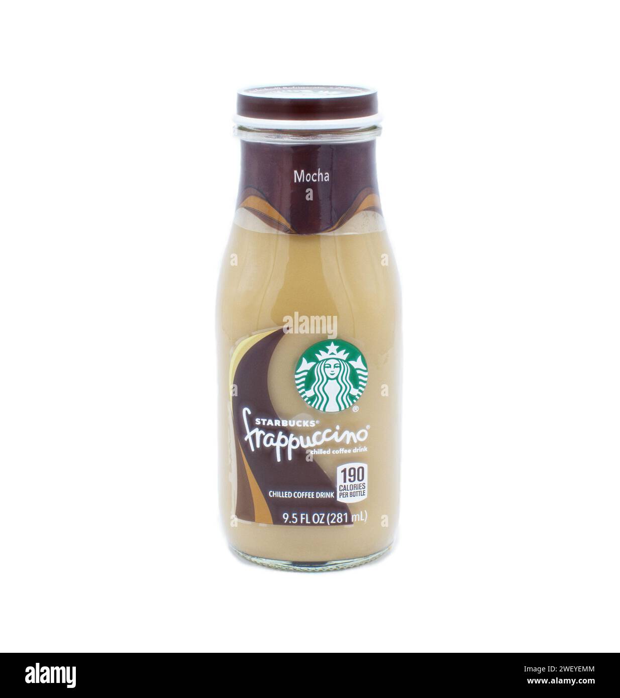 Ocala, Fl 1-27-2024 Starbucks frappuccino cold refrigerated cappuccino ...