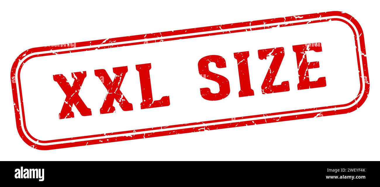 xxl size stamp. xxl size rectangular stamp isolated on white background ...
