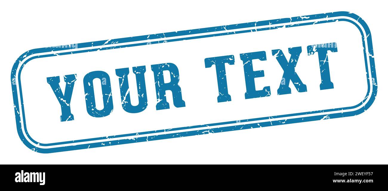 your text stamp. your text rectangular stamp isolated on white ...