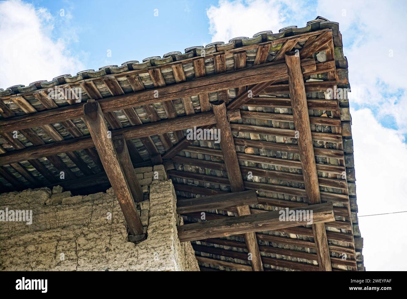 Hakka Tulou (building made of rammed earth and timber) in Fujian, China ...