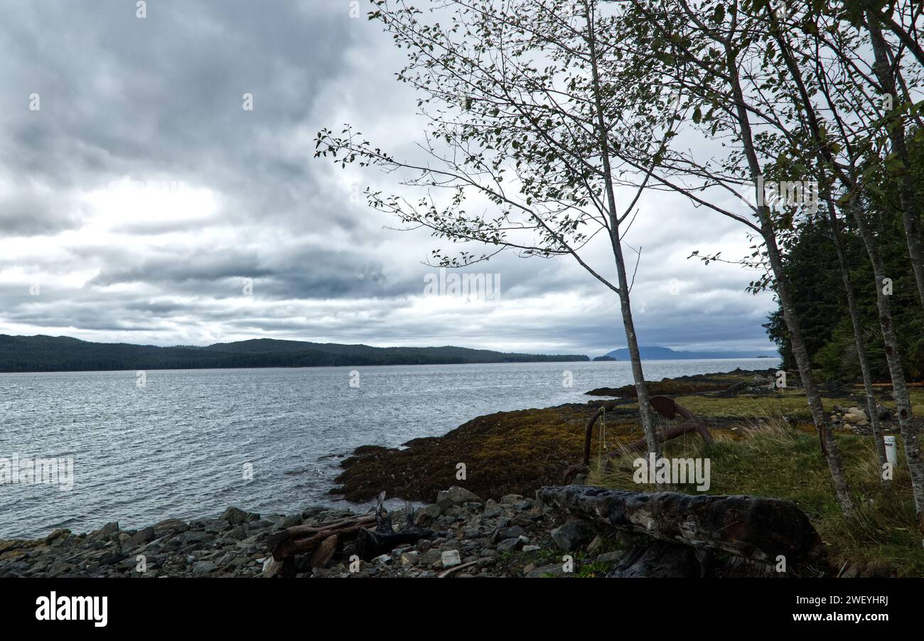 Potlatch, Park, Alaska totem pole Stock Photo - Alamy