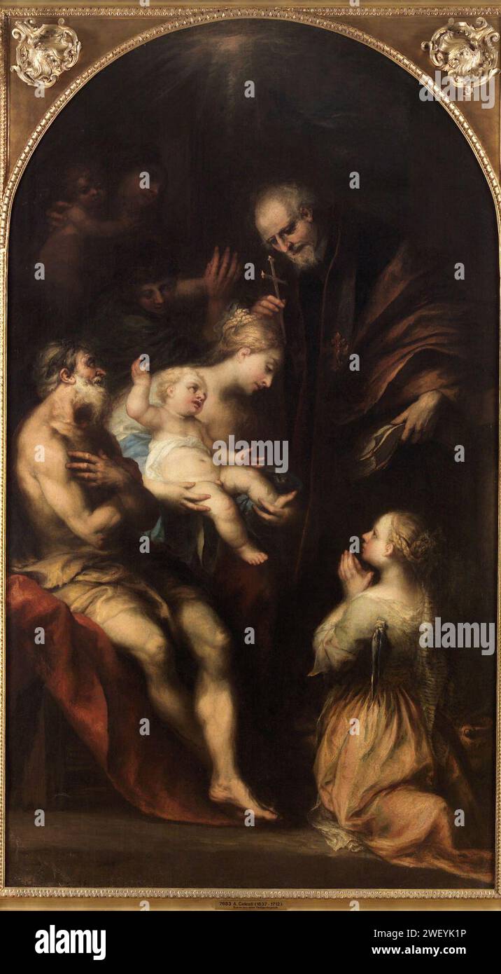 Madonna mit heiligen hi-res stock photography and images - Alamy