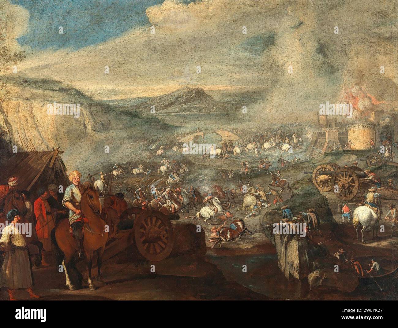 Andrea de Lione Battle Stock Photo - Alamy