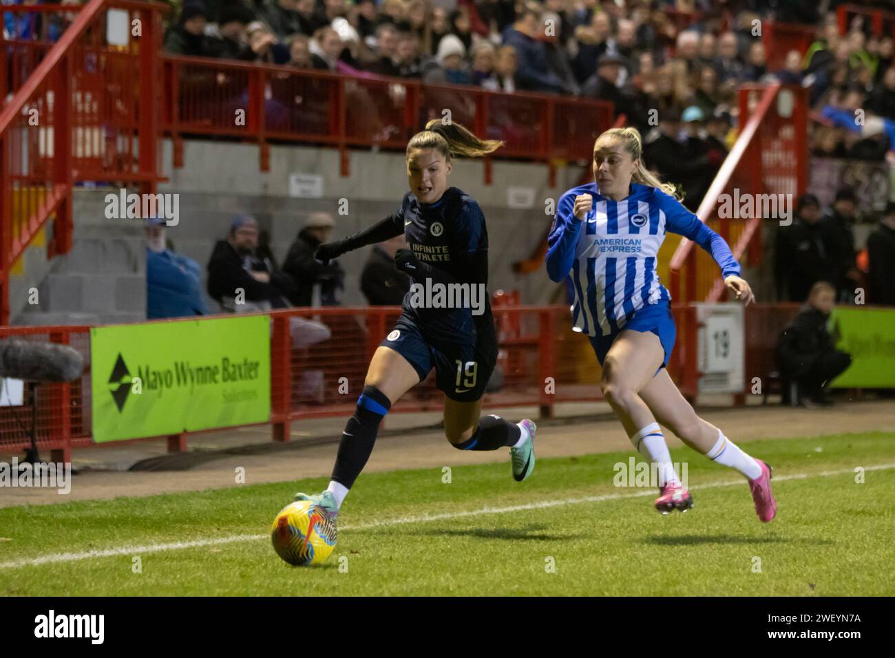Crawley, UK. 27th Jan, 2024. Broadfield Stadium, Crawley, England ...