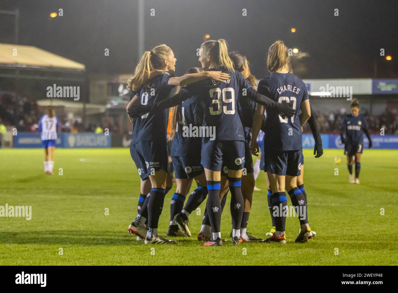 Crawley, UK. 27th Jan, 2024. Broadfield Stadium, Crawley, England ...